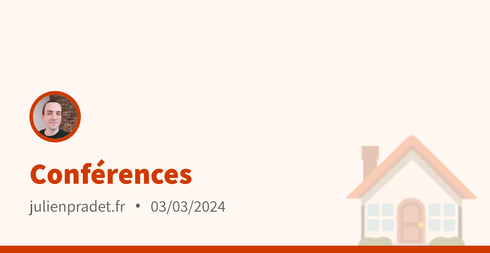 Conférences | Julien Pradet